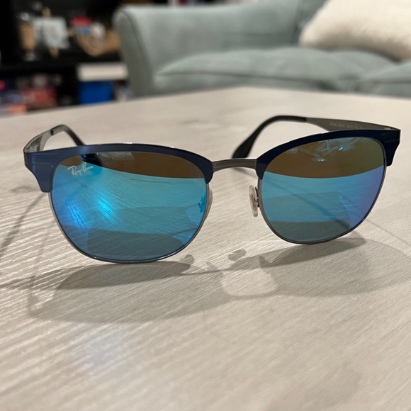 Ray-Ban | Accessories | Rayban Blue Metal Sunglasses Model Coderb3538 ...